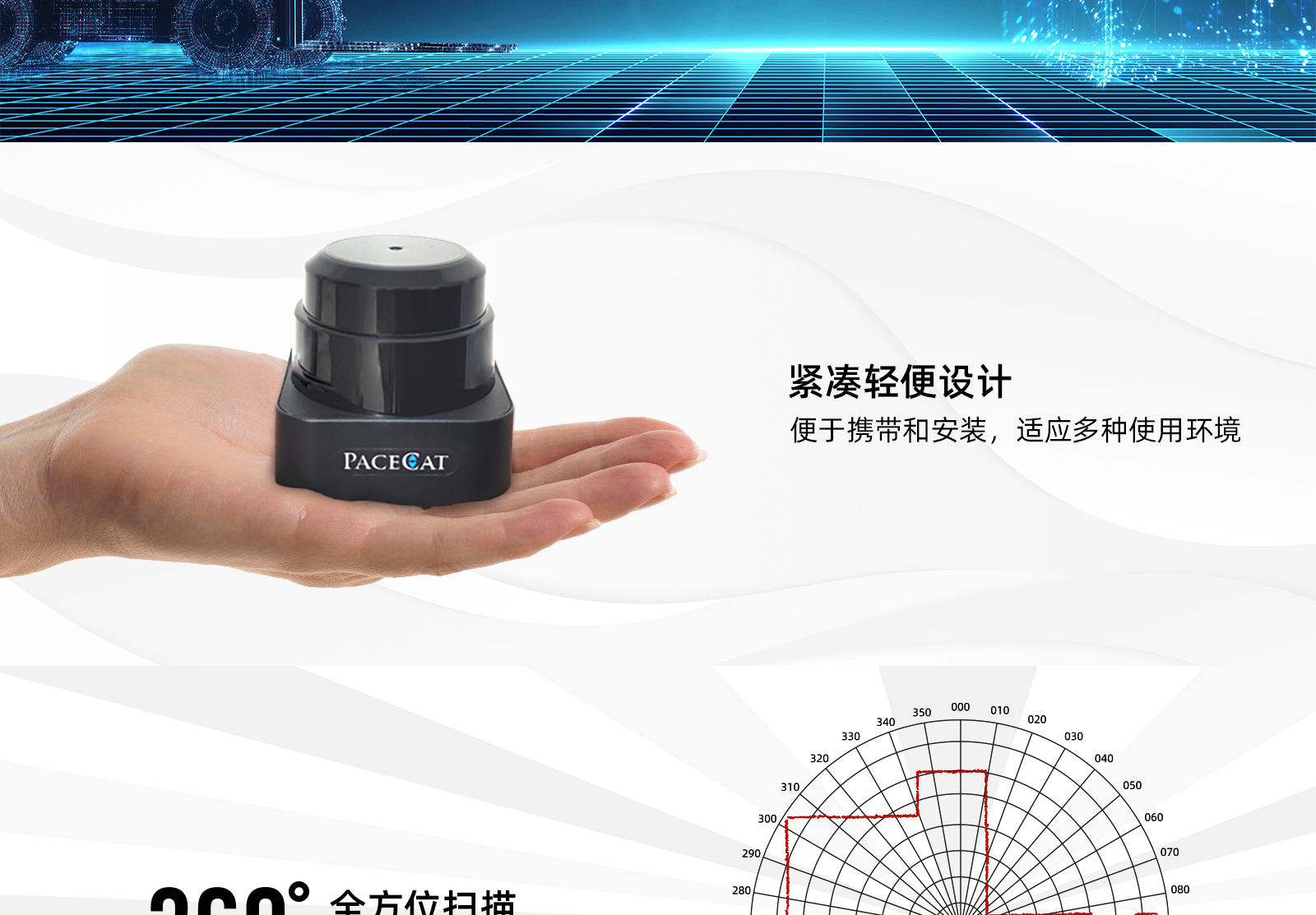 Pacecat LDS-50C Series LiDAR Sensor - Lidar sensor manufacturer